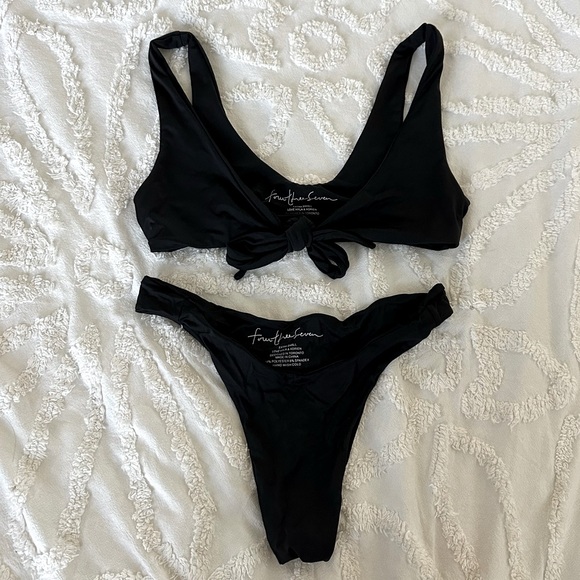 437 | Swim | 437 Black Bikini Set | Poshmark